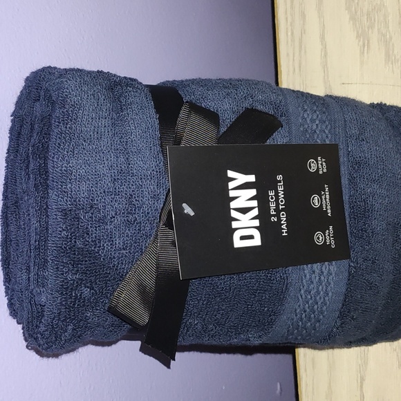 Dkny | Bath | Dkny Navy Blue Hand Towels | Poshmark